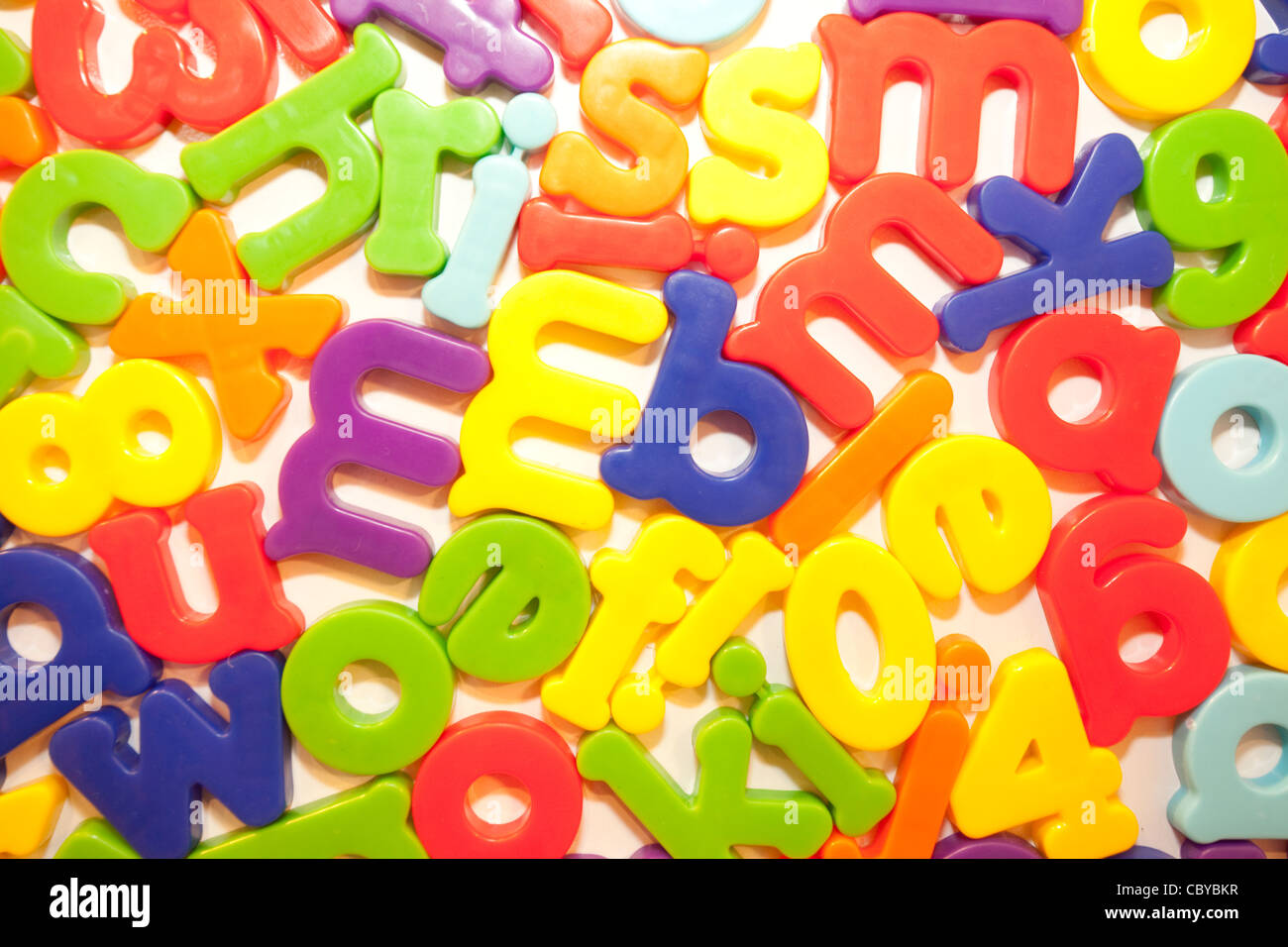 letter and number magnets Stock Photo - Alamy