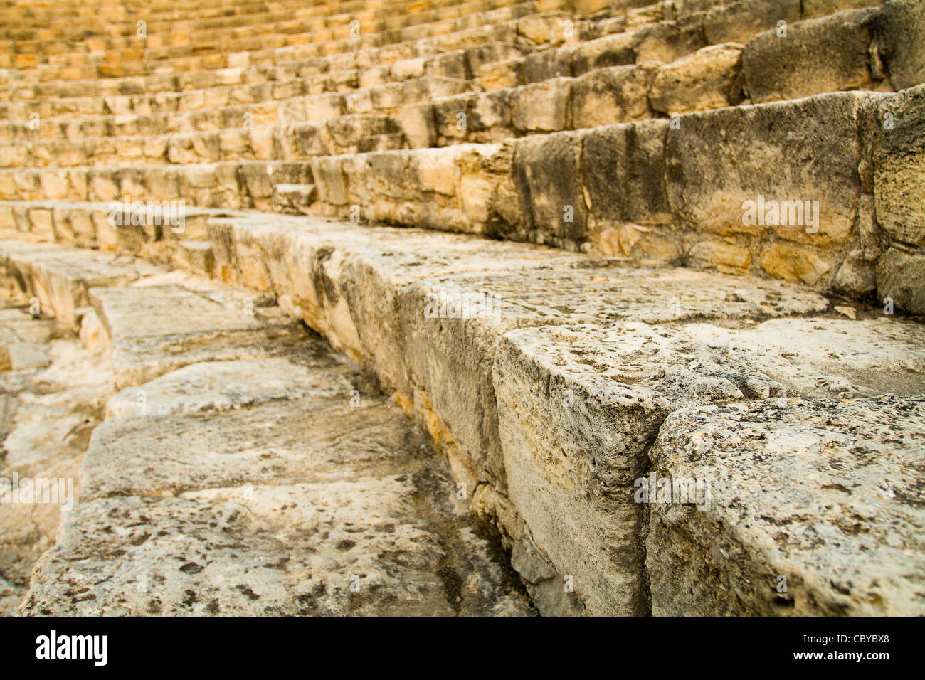 Curium Ampitheatre seating Stock Photo - Alamy