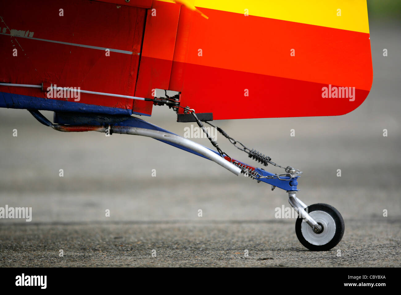 Detail of a plane wheel Stock Photo - Alamy