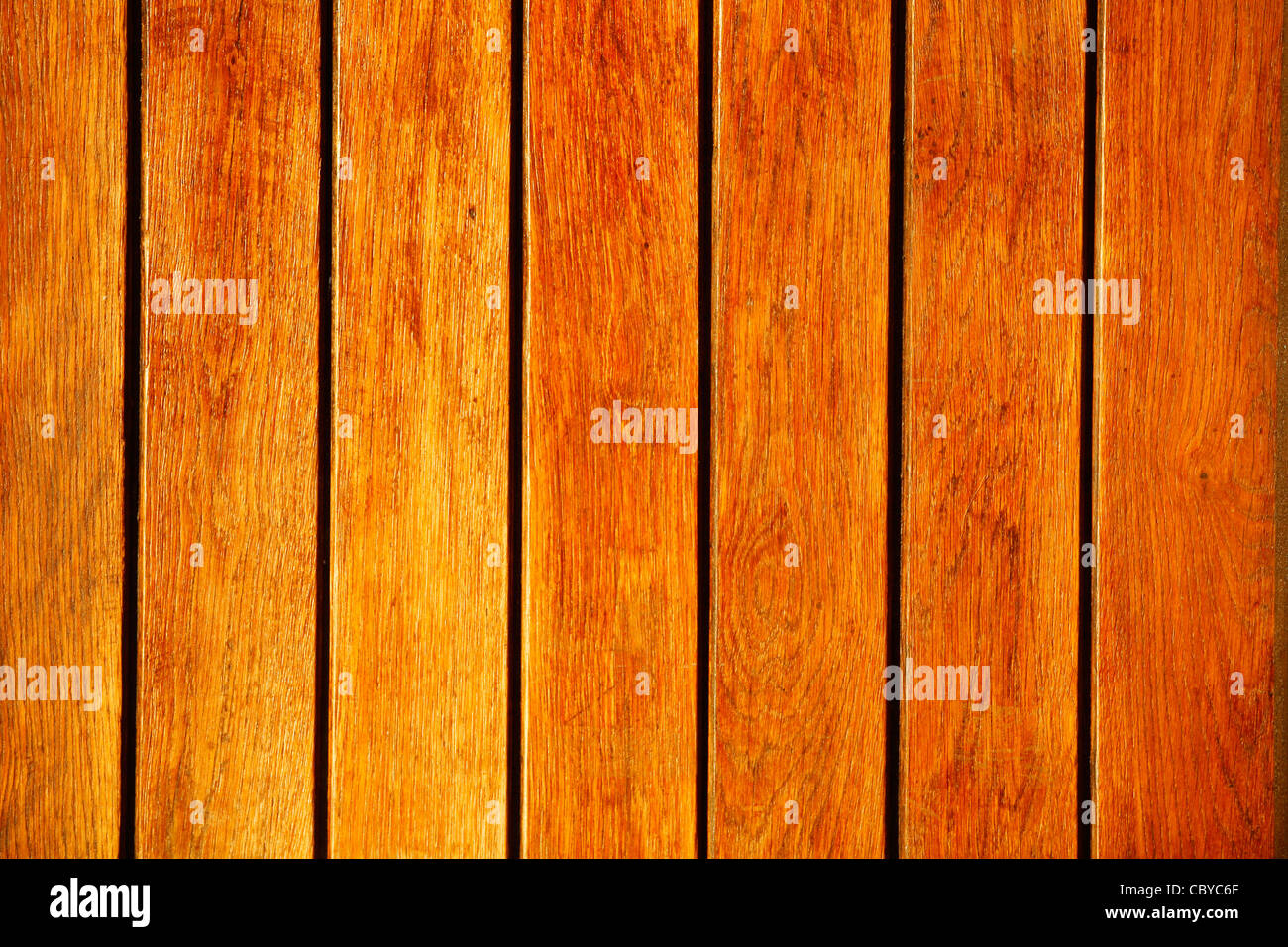 Row of wood planks in a beautiful light Stock Photo - Alamy