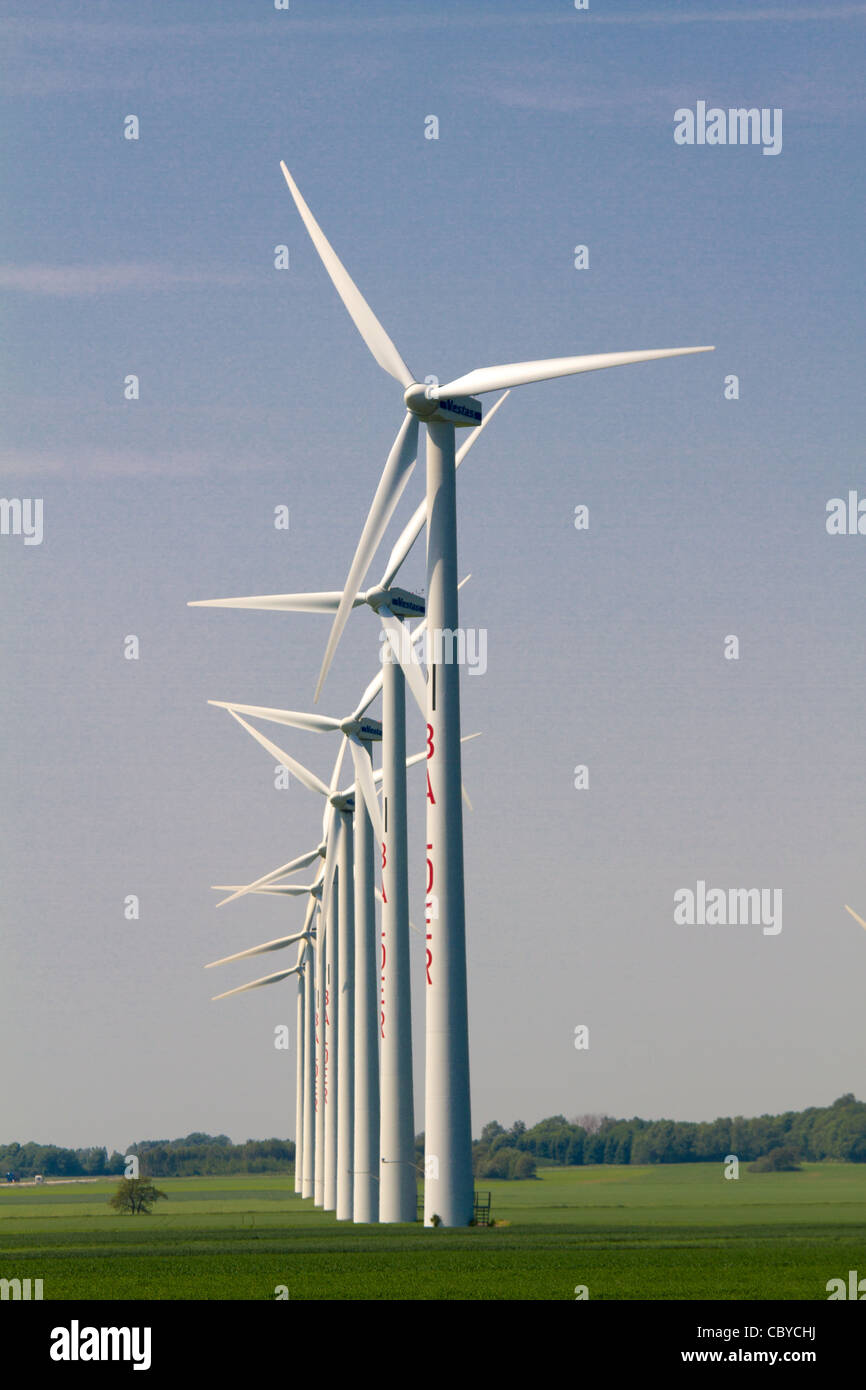 Windmills in Sweden Stock Photo - Alamy