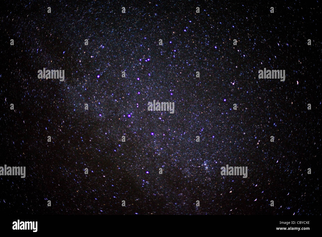 Clear night sky filled with stars in Inner Mongolia Stock Photo - Alamy