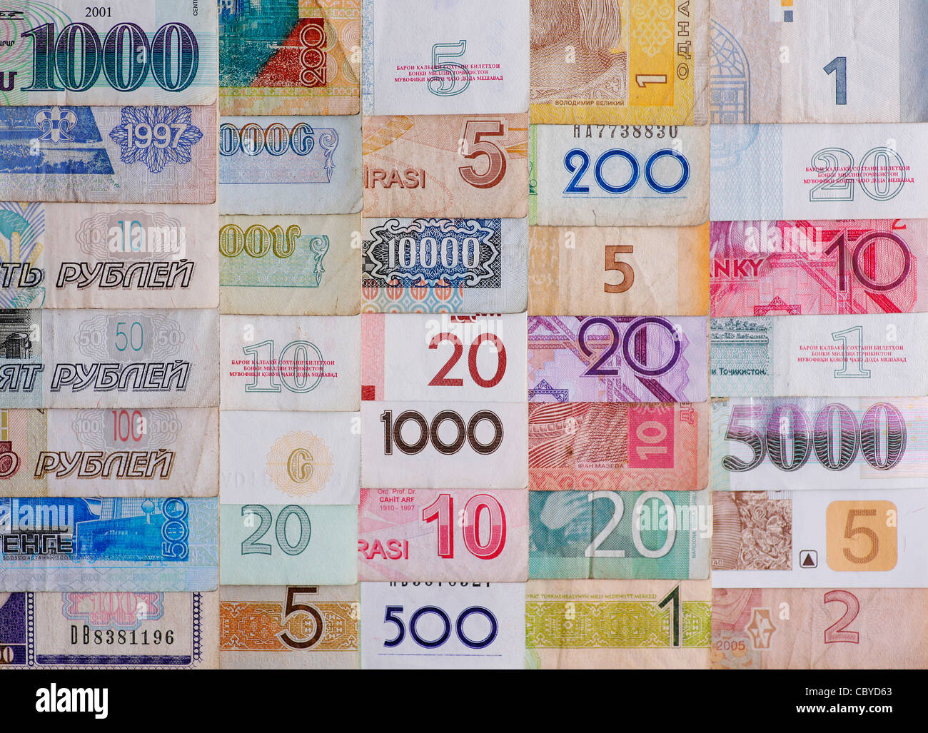 World currency banknotes various hi-res stock photography and images ...