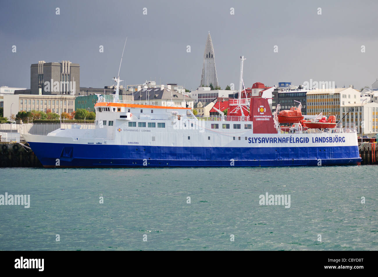 A ship in Reykjavik, Iceland Stock Photo - Alamy