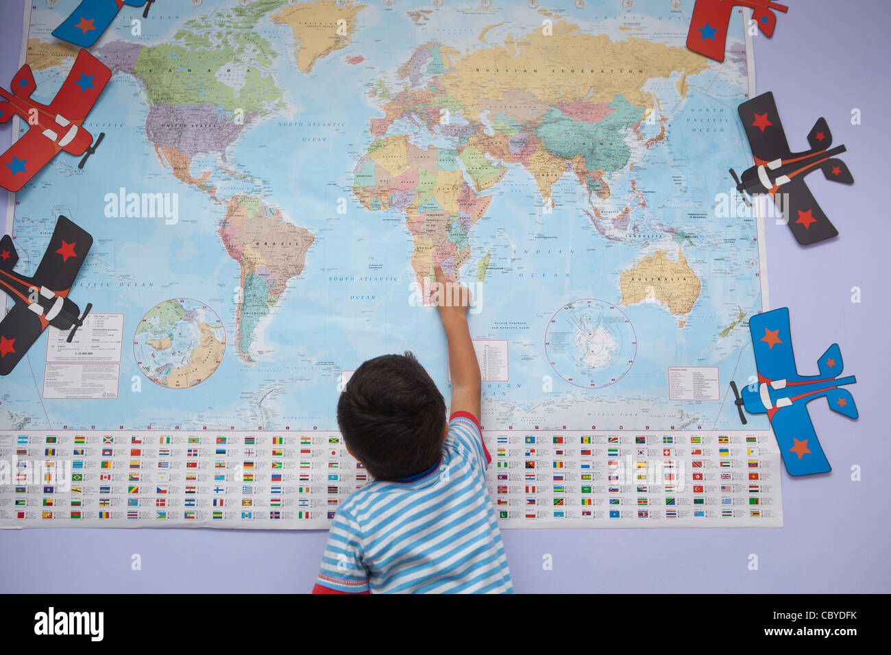 Pointing At World Map Stock Photos & Pointing At World Map Stock Images ...