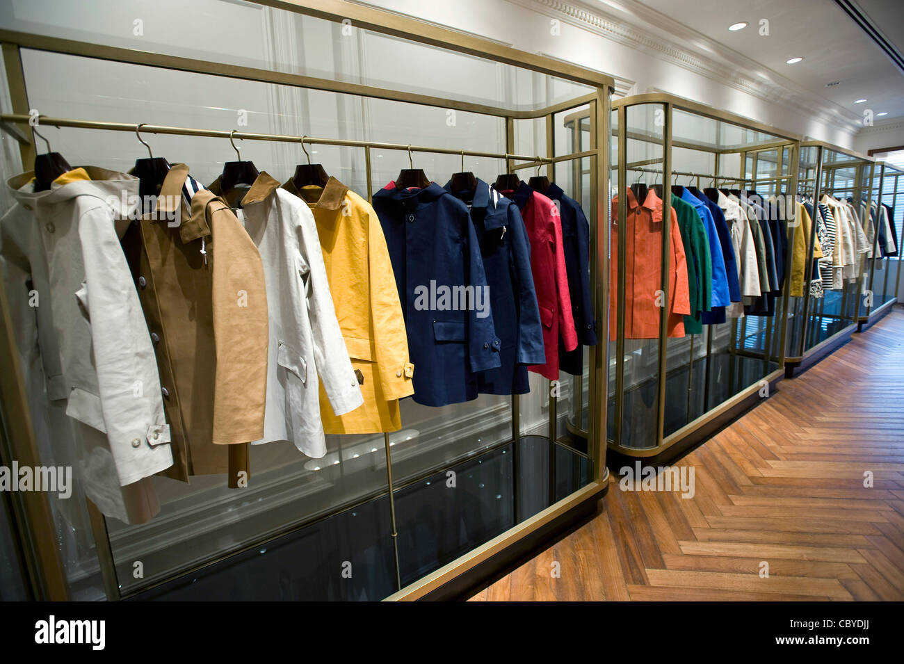 A display room shows Mackintonsh products at Yagi Tsusho Ltd. offices ...