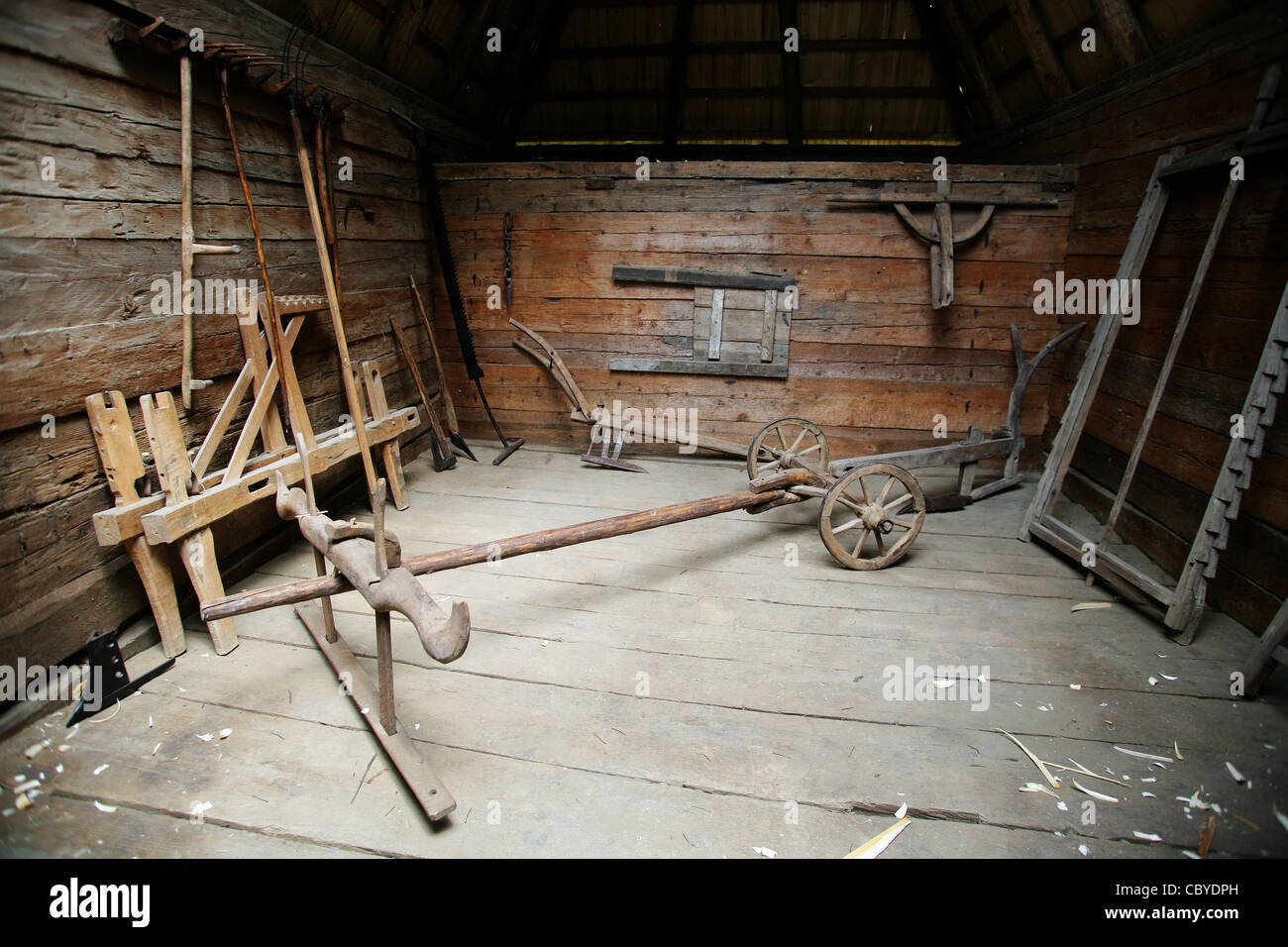 Old horse drawn cart museum hi-res stock photography and images - Alamy
