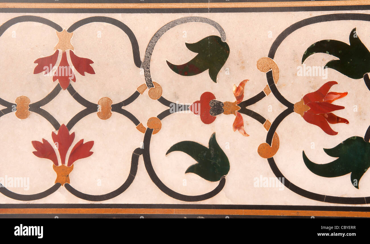 Wall design taj mahal hi-res stock photography and images - Alamy
