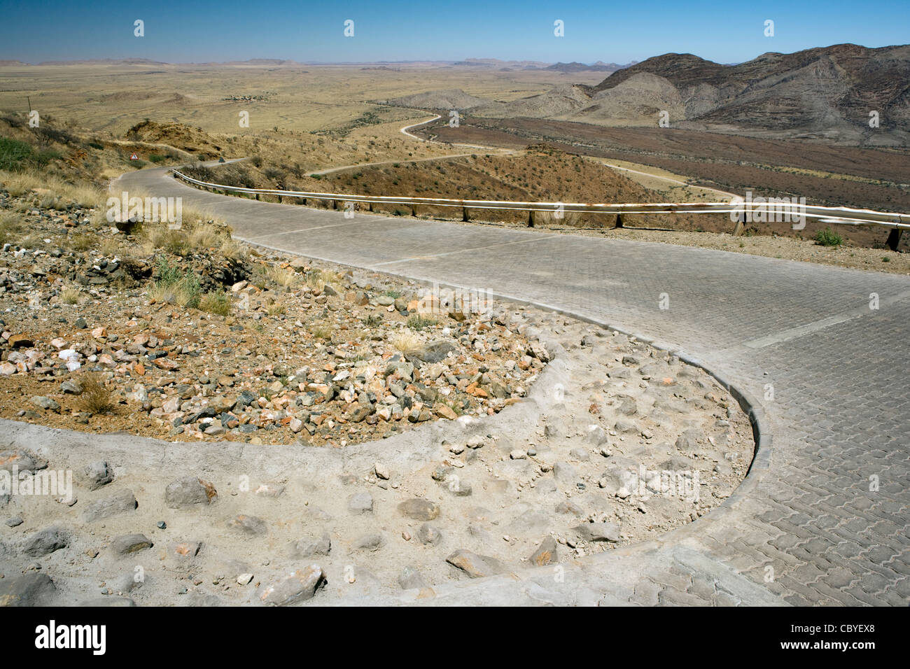 Winding Road on Spreetshoogte Pass - Namibia, Africa Stock Photo - Alamy