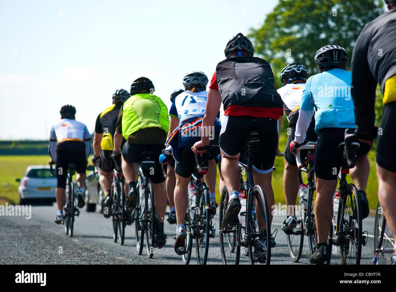 group of cyclists Stock Photo - Alamy