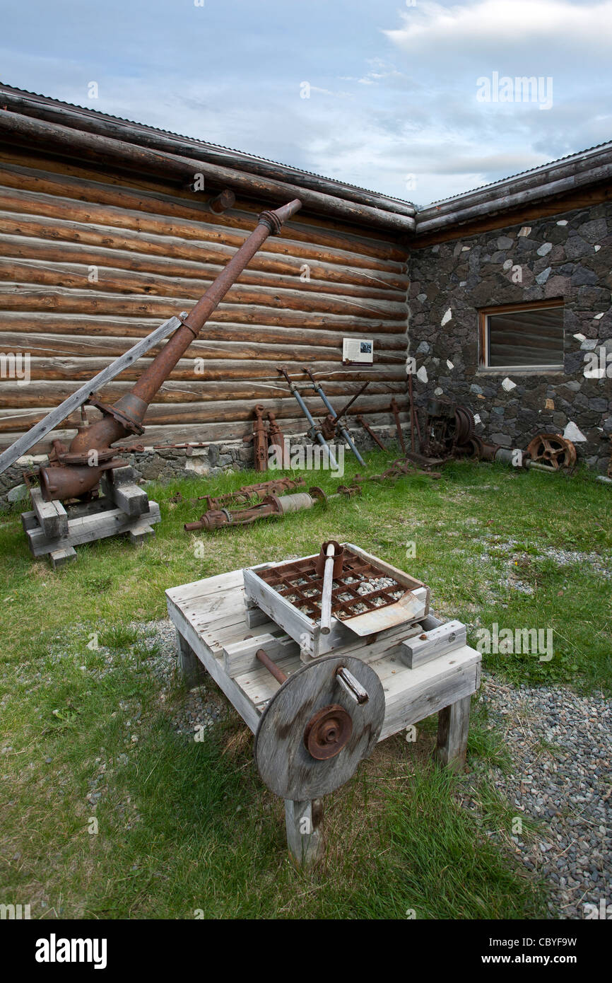 Rocker box used to separate the gold from the gravel. MacBride Museum ...