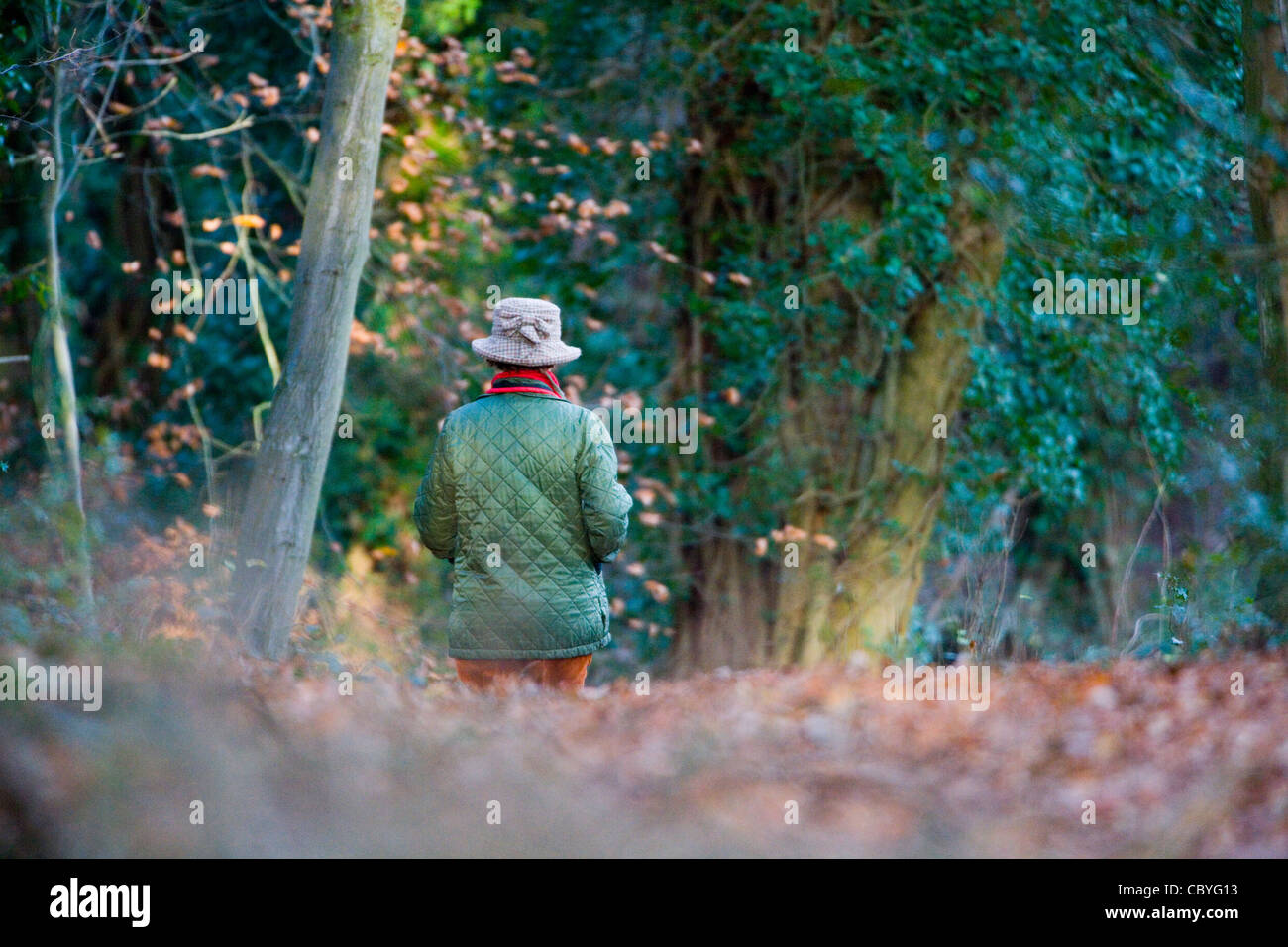 Lady walk hi-res stock photography and images - Alamy