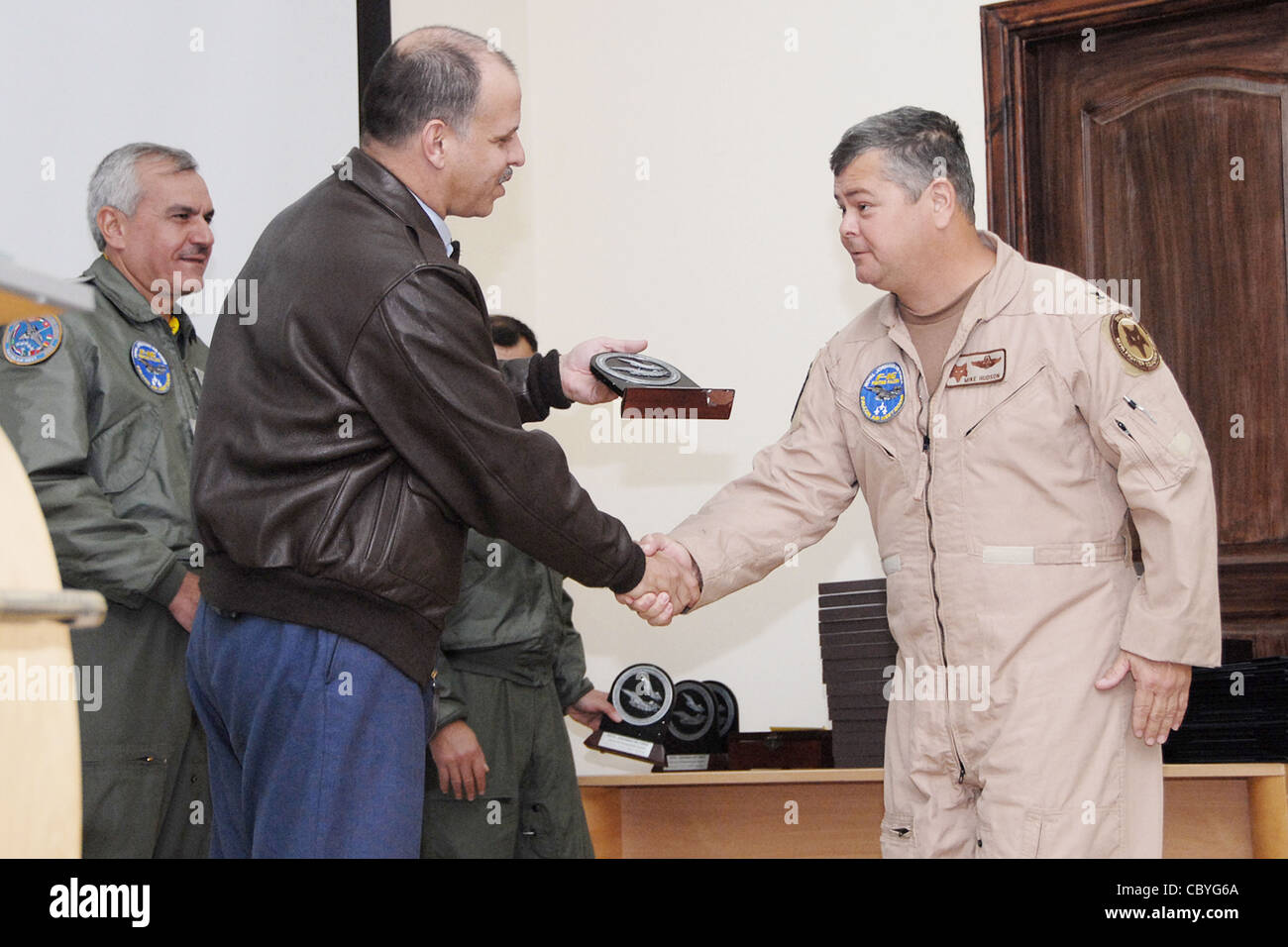 His Royal Highness Prince Feisal Bin Al Hussein presents a Falcon Air ...