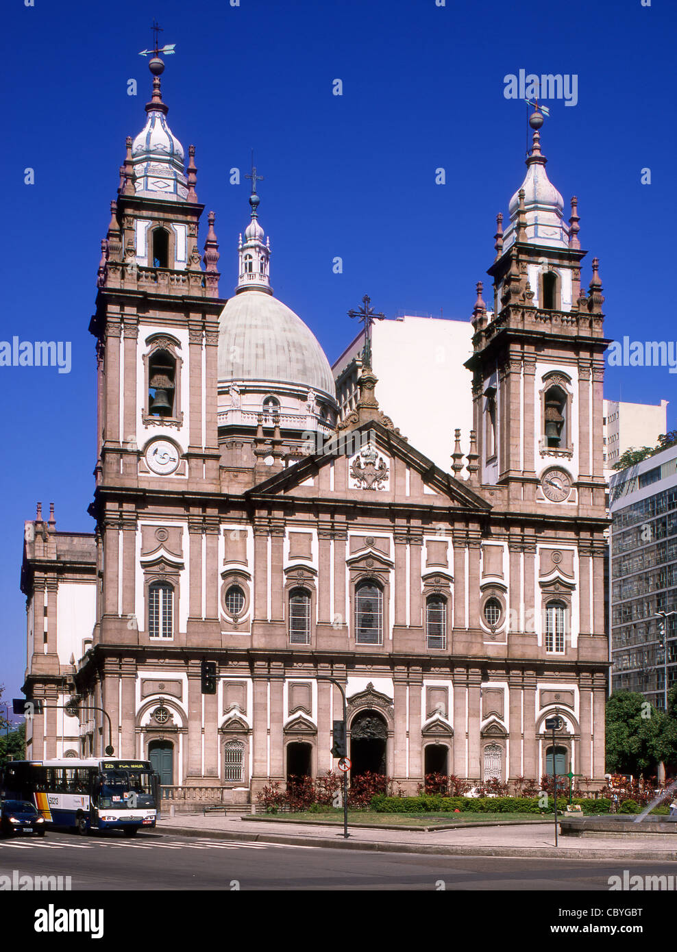 Brazil Rio de Janeiro Candelaria church Stock Photo - Alamy