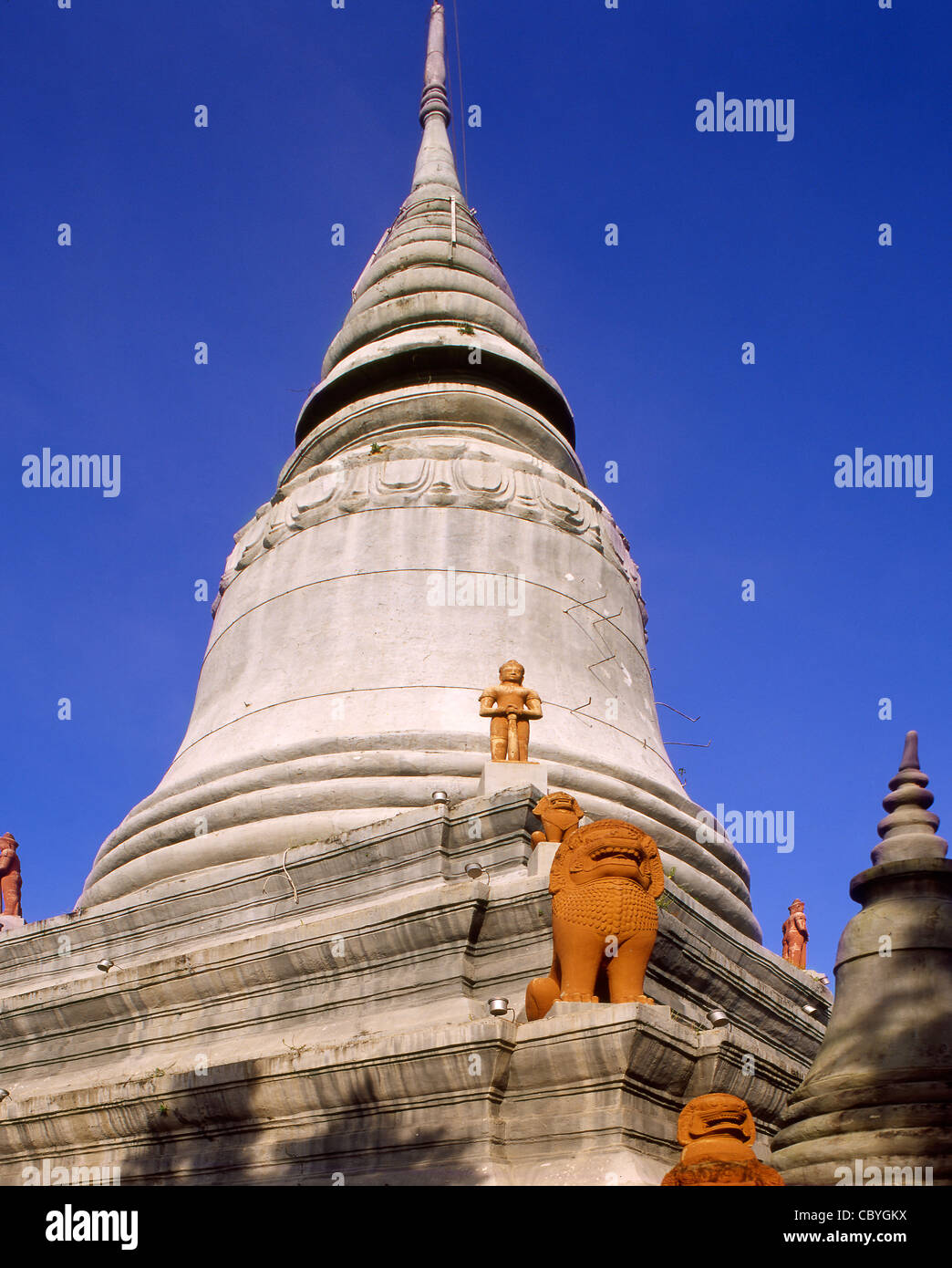 Cambodia Phnom Penh Wat Phnom Stock Photo - Alamy