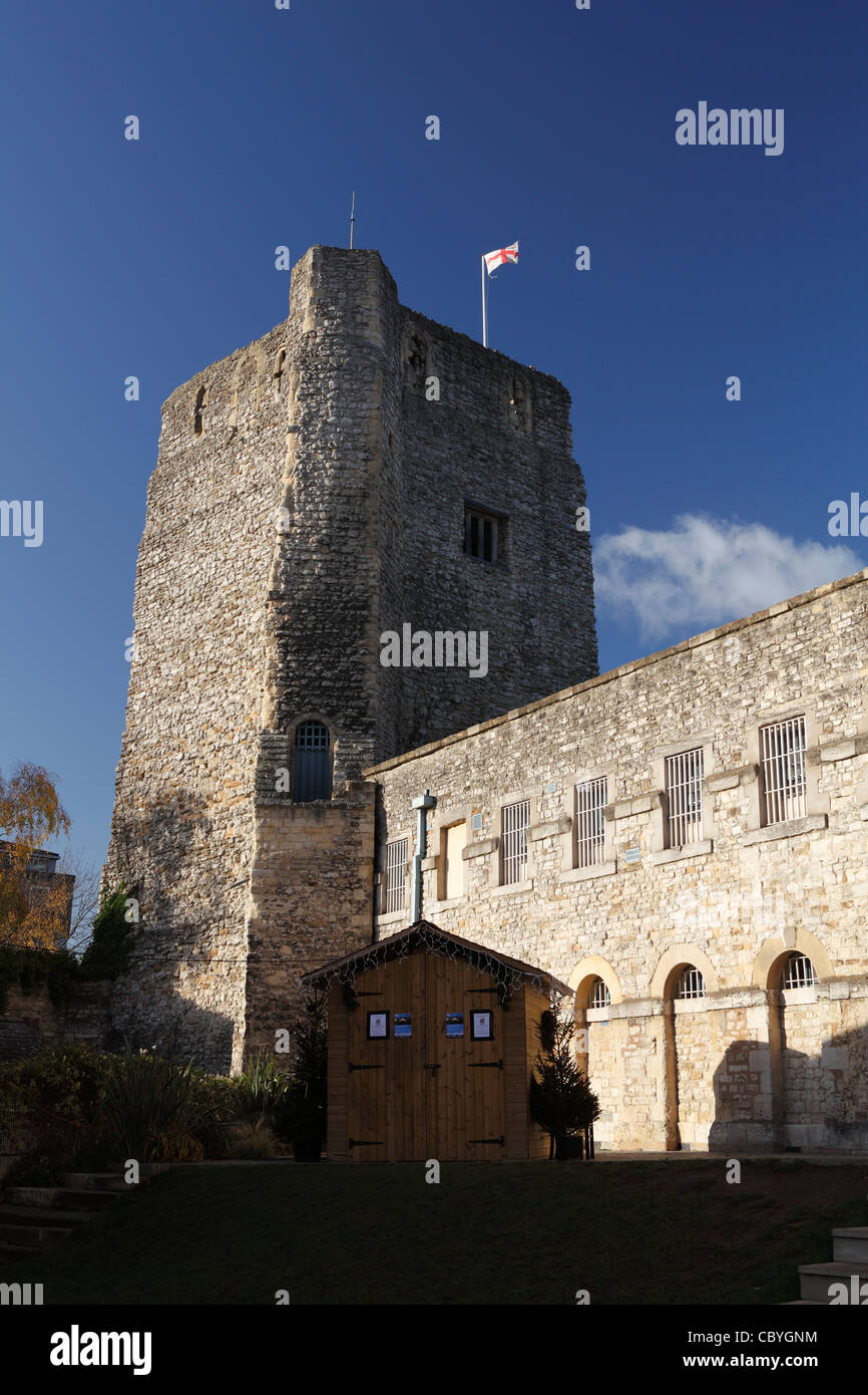 [Oxford Castle], "St George's" Tower and old prison building, Oxford ...