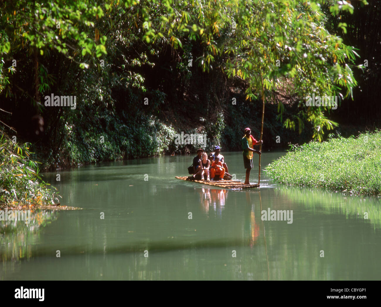 River Rafting Jamaica Stock Photos & River Rafting Jamaica Stock Images ...