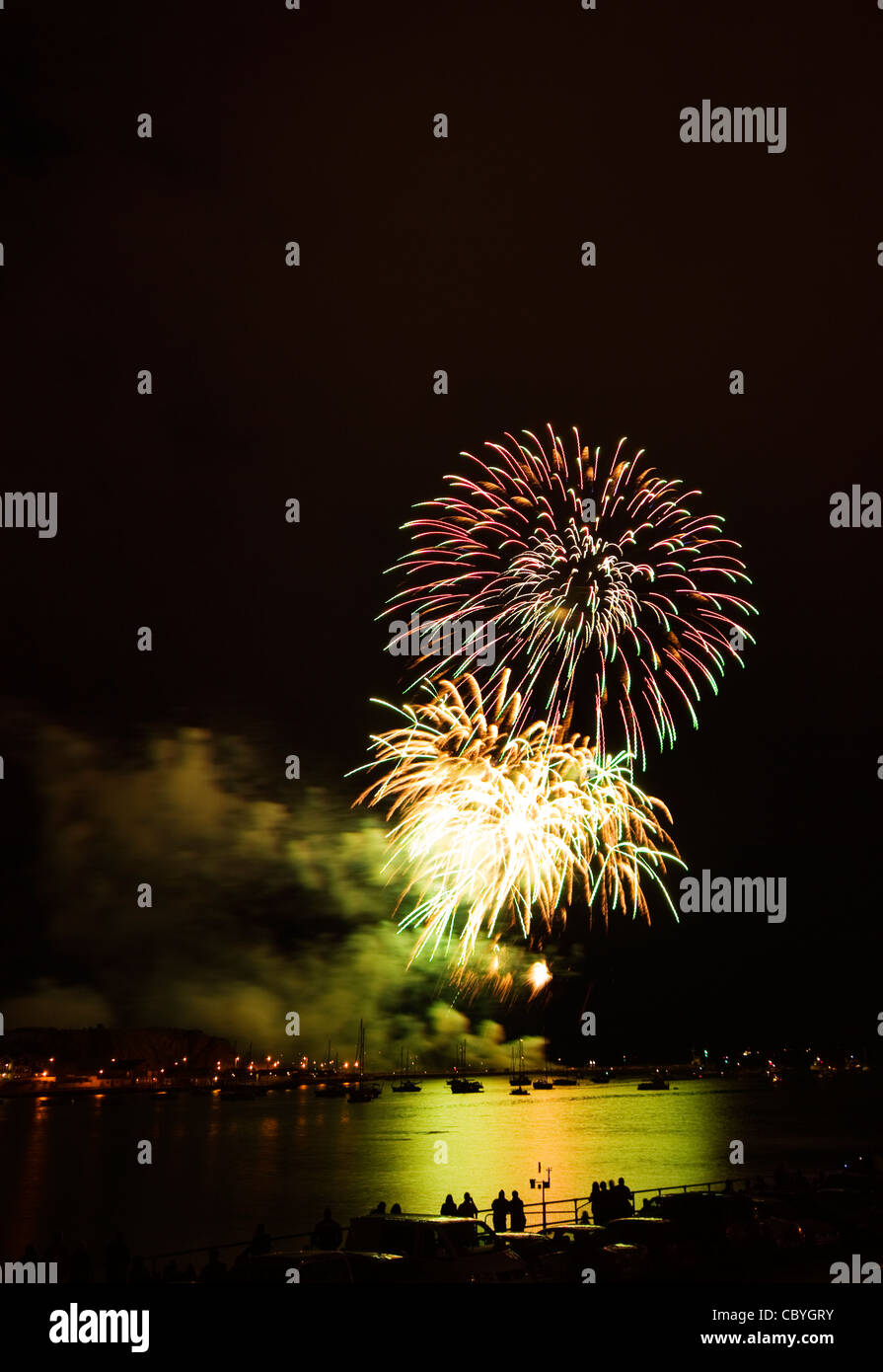 National firework competition Plymouth sound,Devon,UK Stock Photo - Alamy