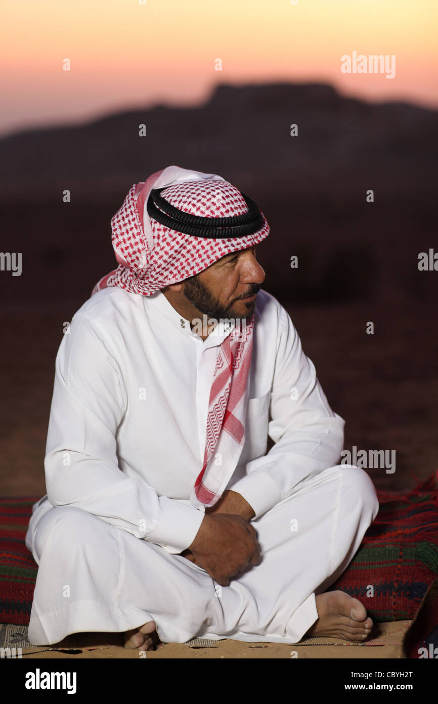 Arab man, near Petra, Jordan Stock Photo - Alamy
