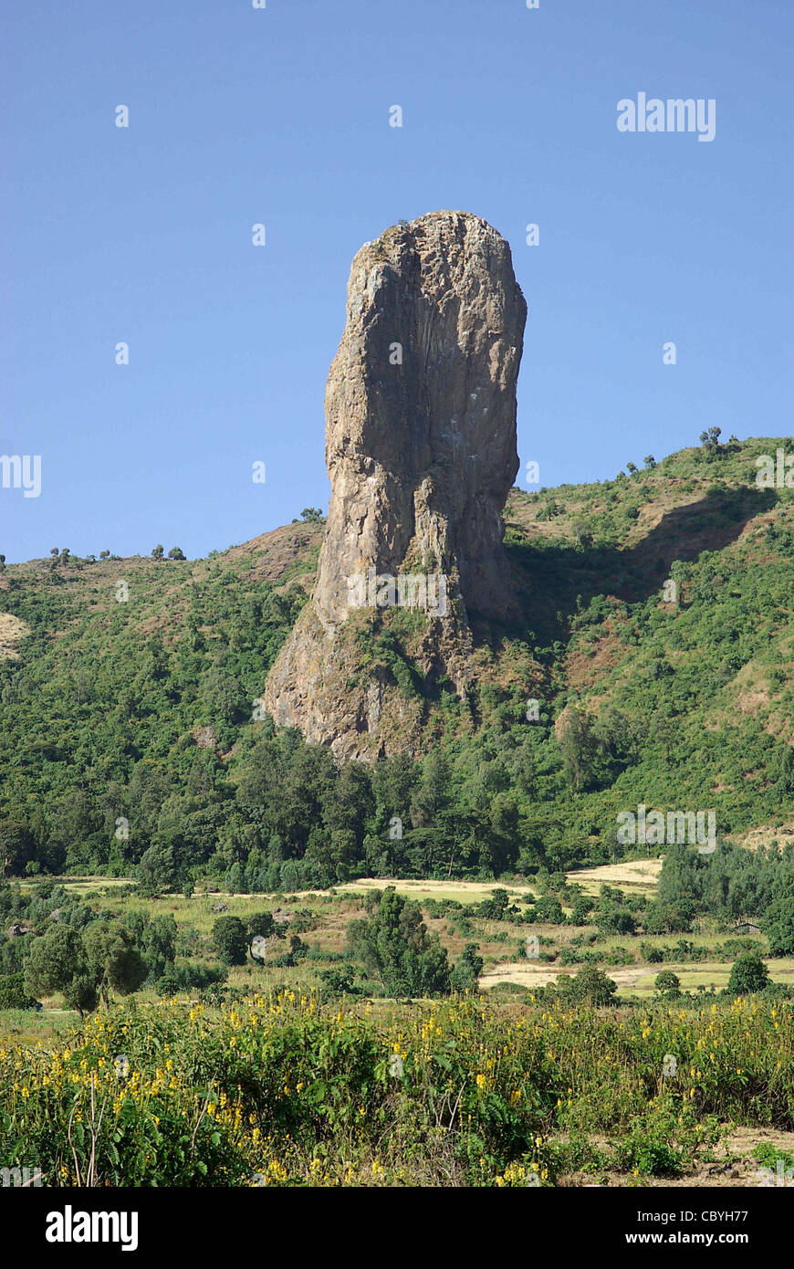 Rock in Ethiopia Stock Photo - Alamy