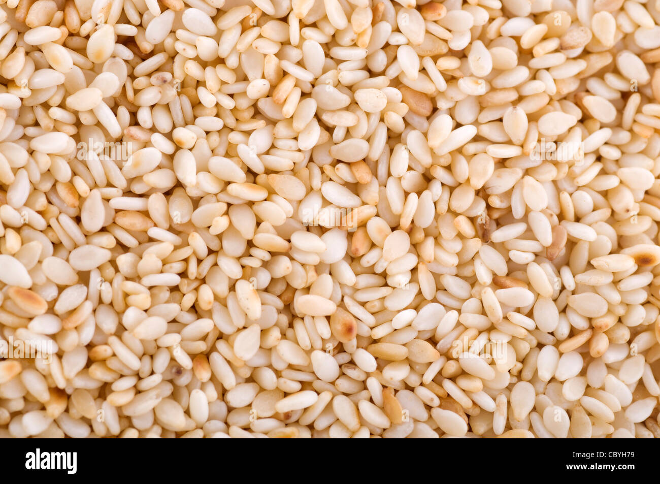 Close up on a pile of dried Sesame Seed Stock Photo - Alamy