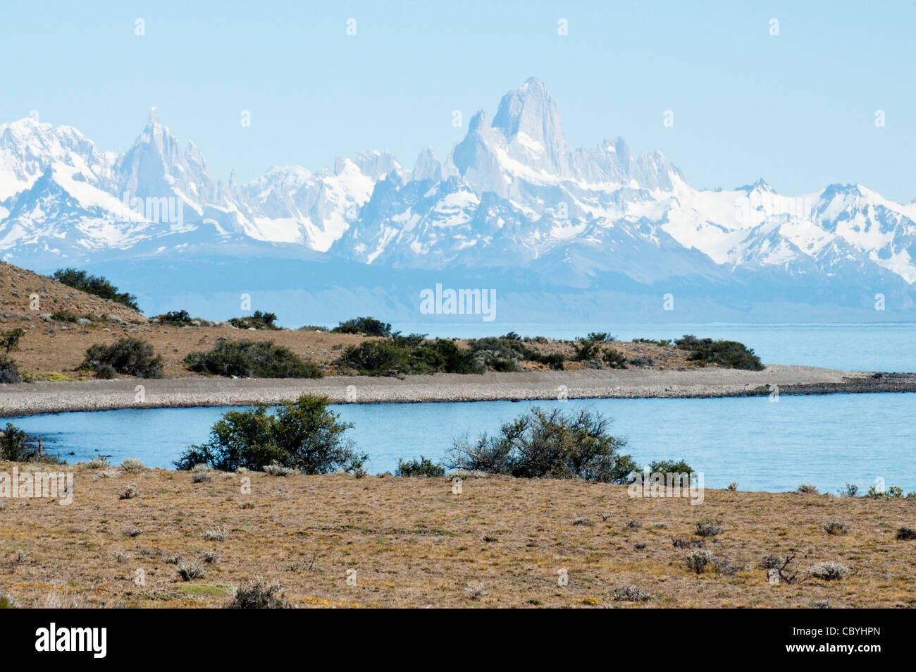 Fitz roy with lake hi-res stock photography and images - Alamy