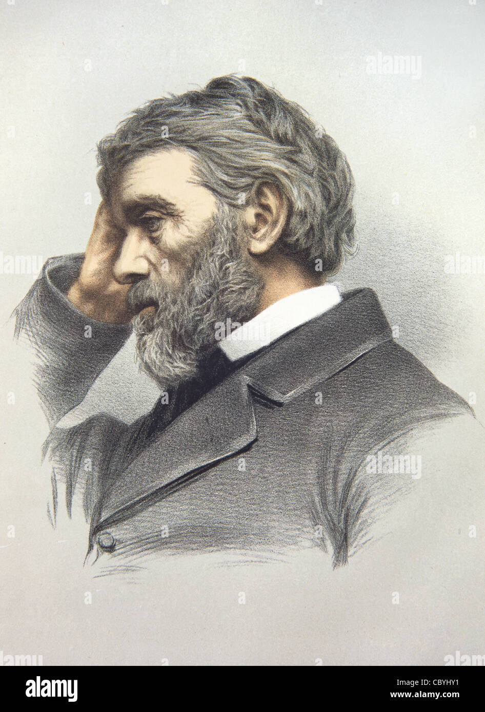 Portrait of Thomas Carlyle (1795-1881) Scottish Essayist, Writer ...