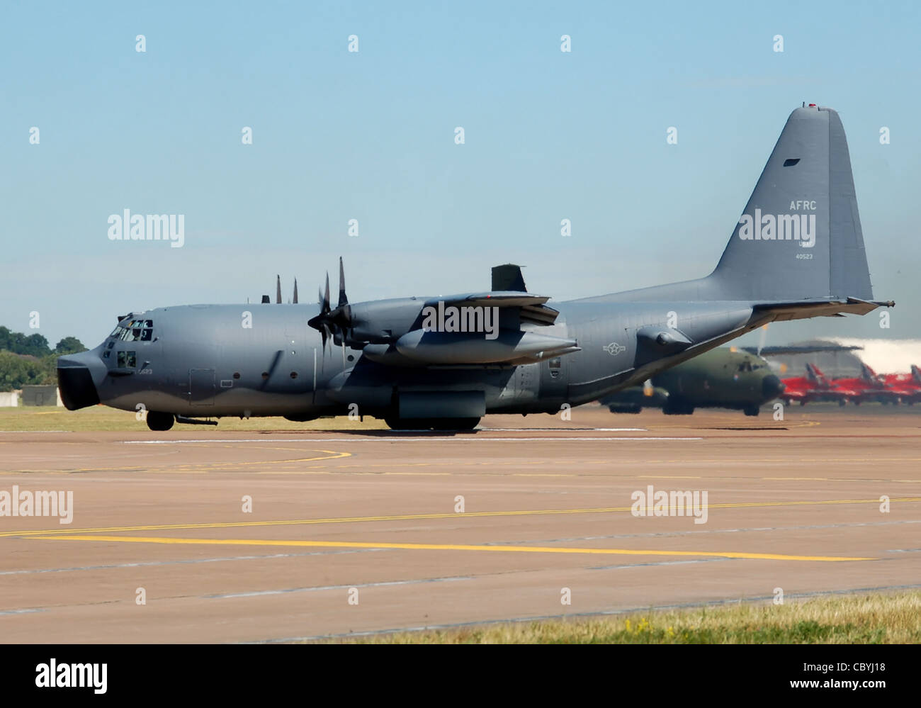 Lockheed Hercules MC-130E Combat Talon I of the USAF taxis to the ...