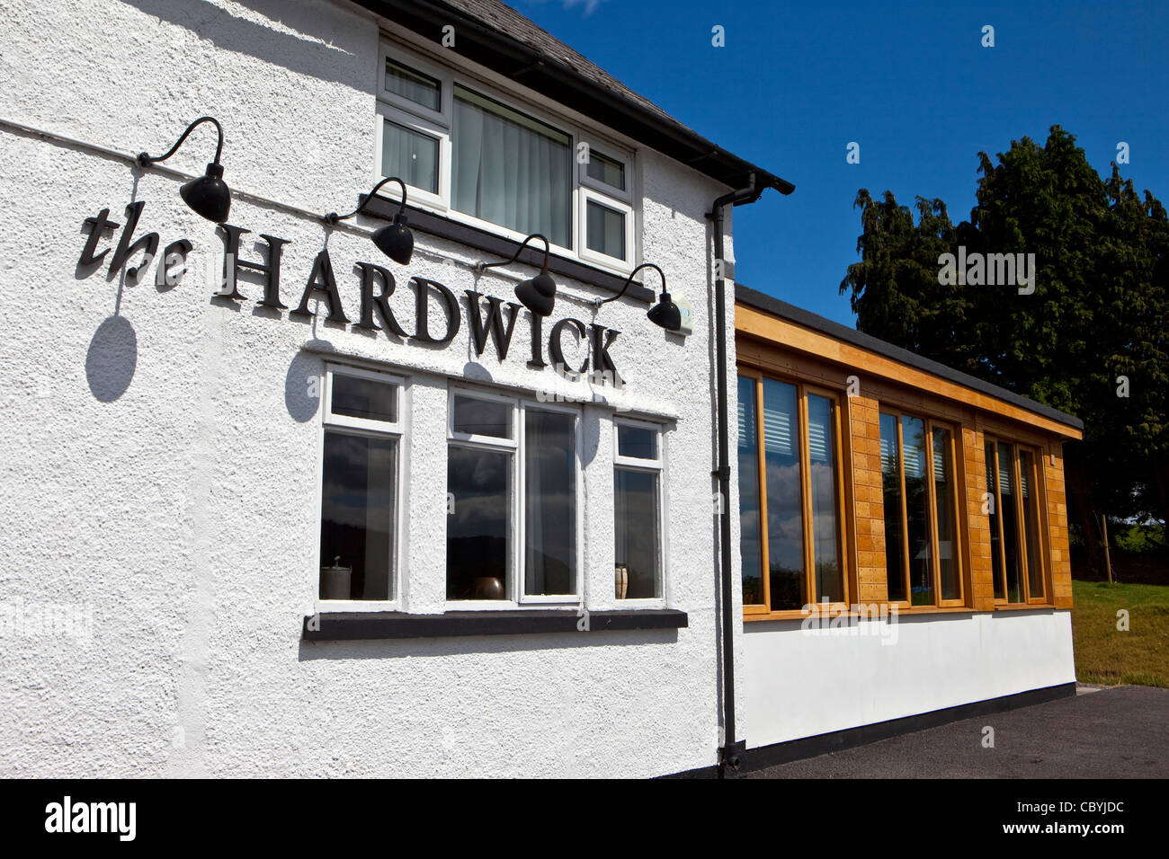Abergavenny, The Hardwick, restaurant, South Wales UK Stock Photo - Alamy