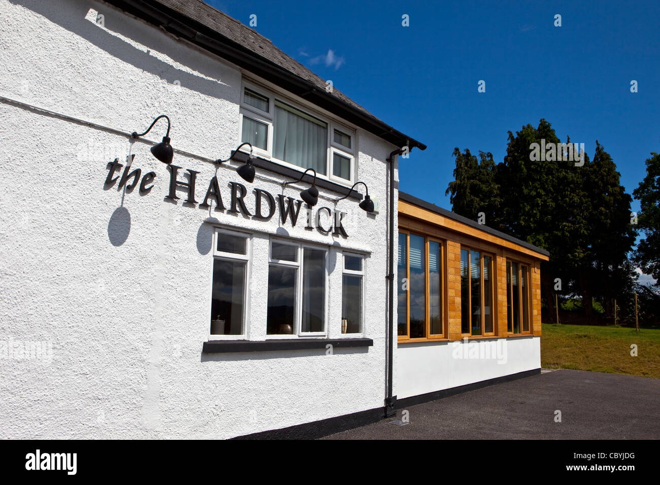 Abergavenny, The Hardwick, restaurant, South Wales UK Stock Photo - Alamy