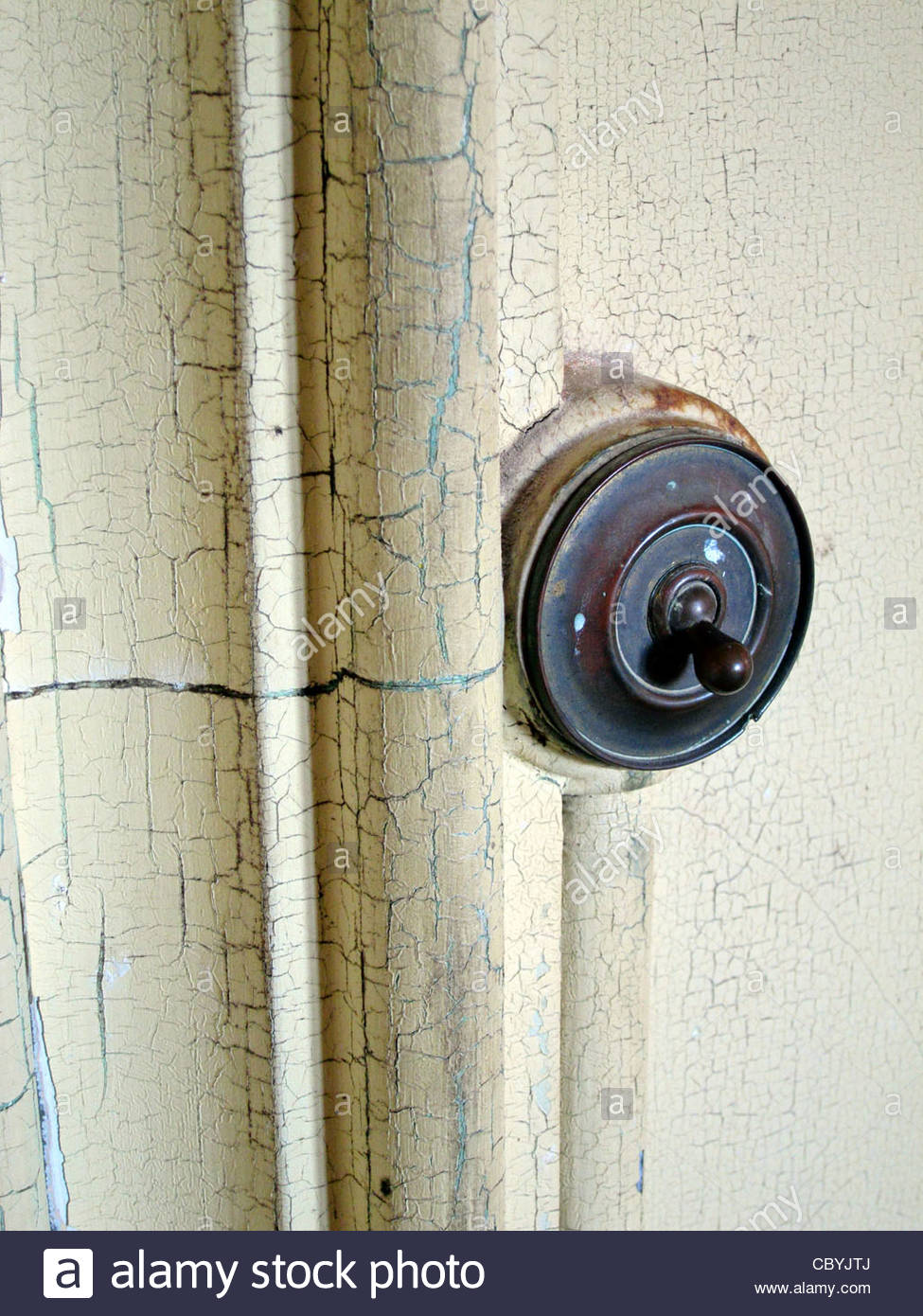 Old Fashioned Light Switch Stock Photos & Old Fashioned Light Switch ...