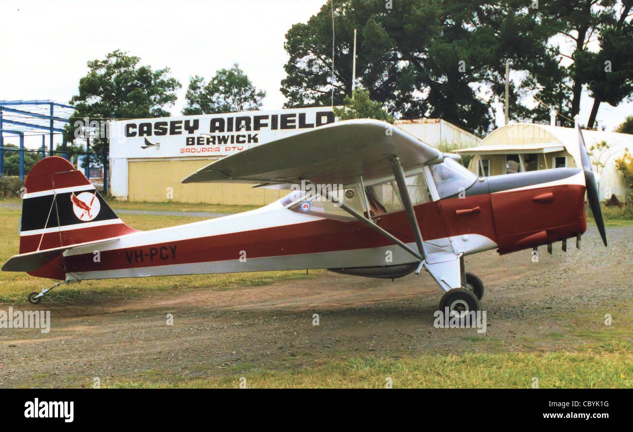 Auster J/1N Alpha in British Eagle colours at Casey Airfield, Berwick ...