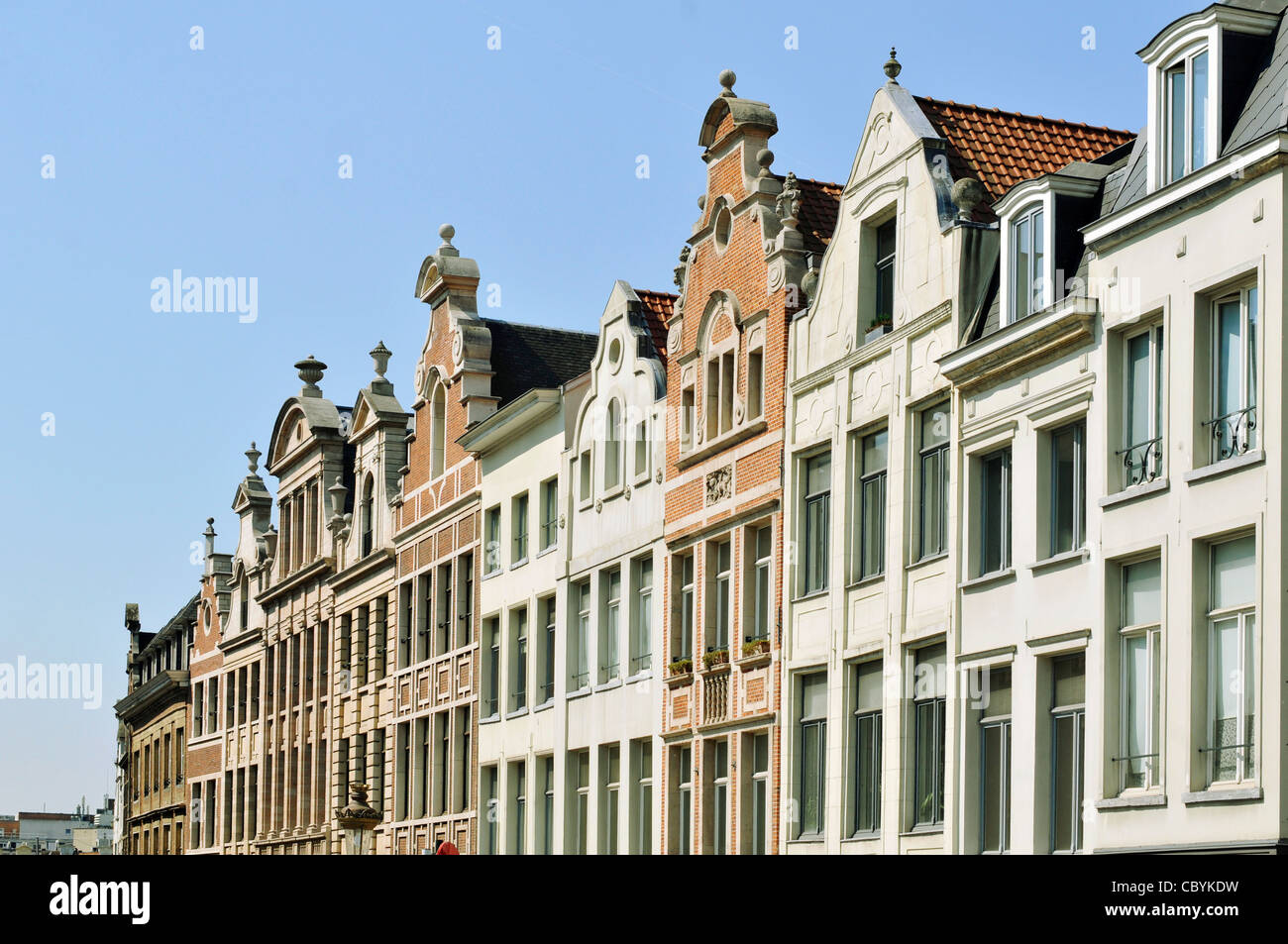 Rooftops in the centre of Brussels, Belgium Stock Photo - Alamy