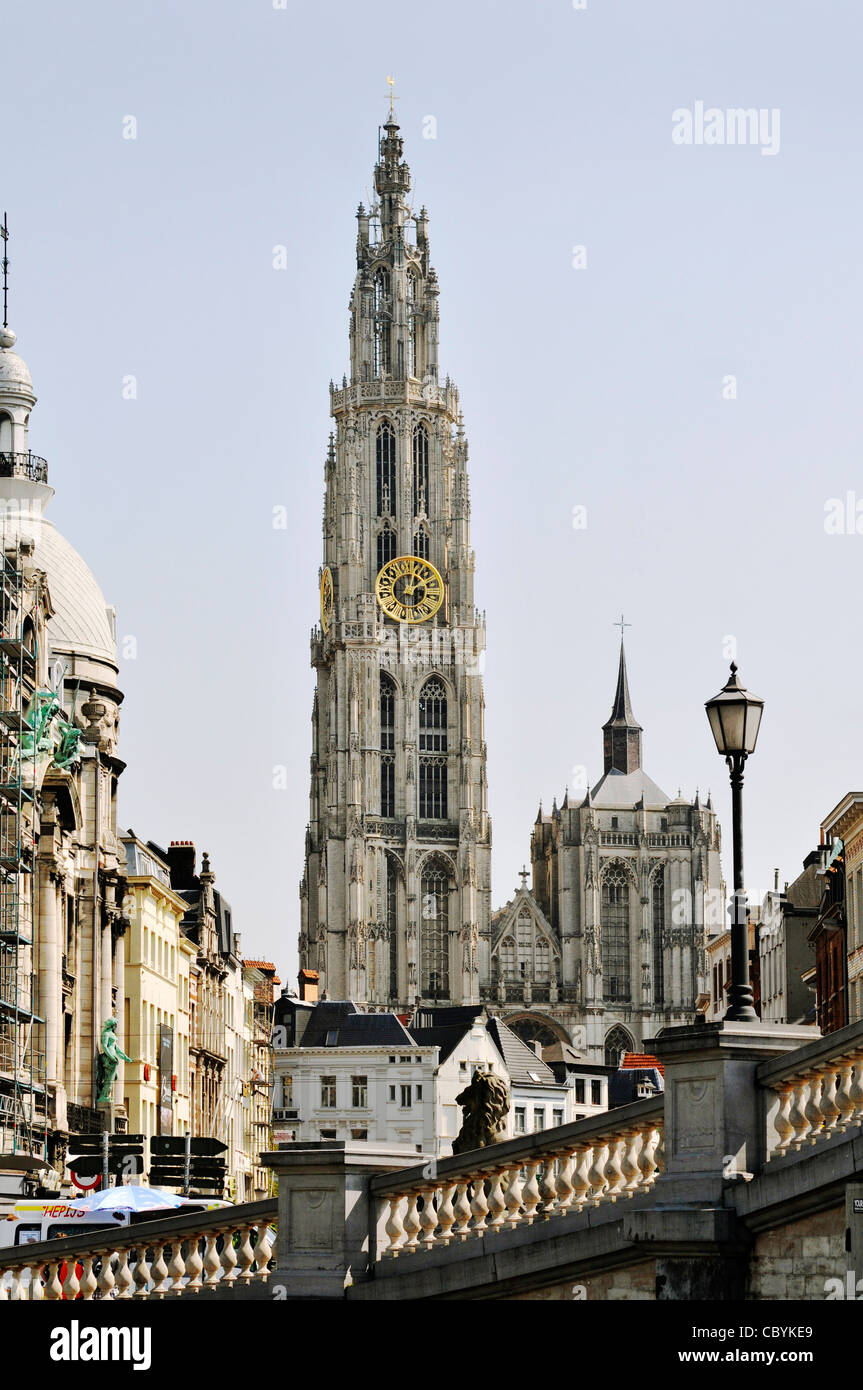 The Cathedral of Our Lady Antwerp, Belgium Stock Photo - Alamy