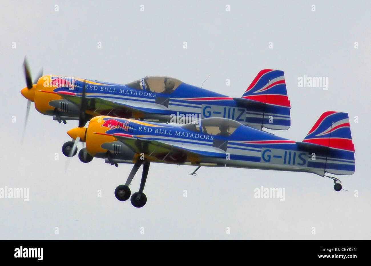 Red bull aeroplane at airshow hi-res stock photography and images - Alamy