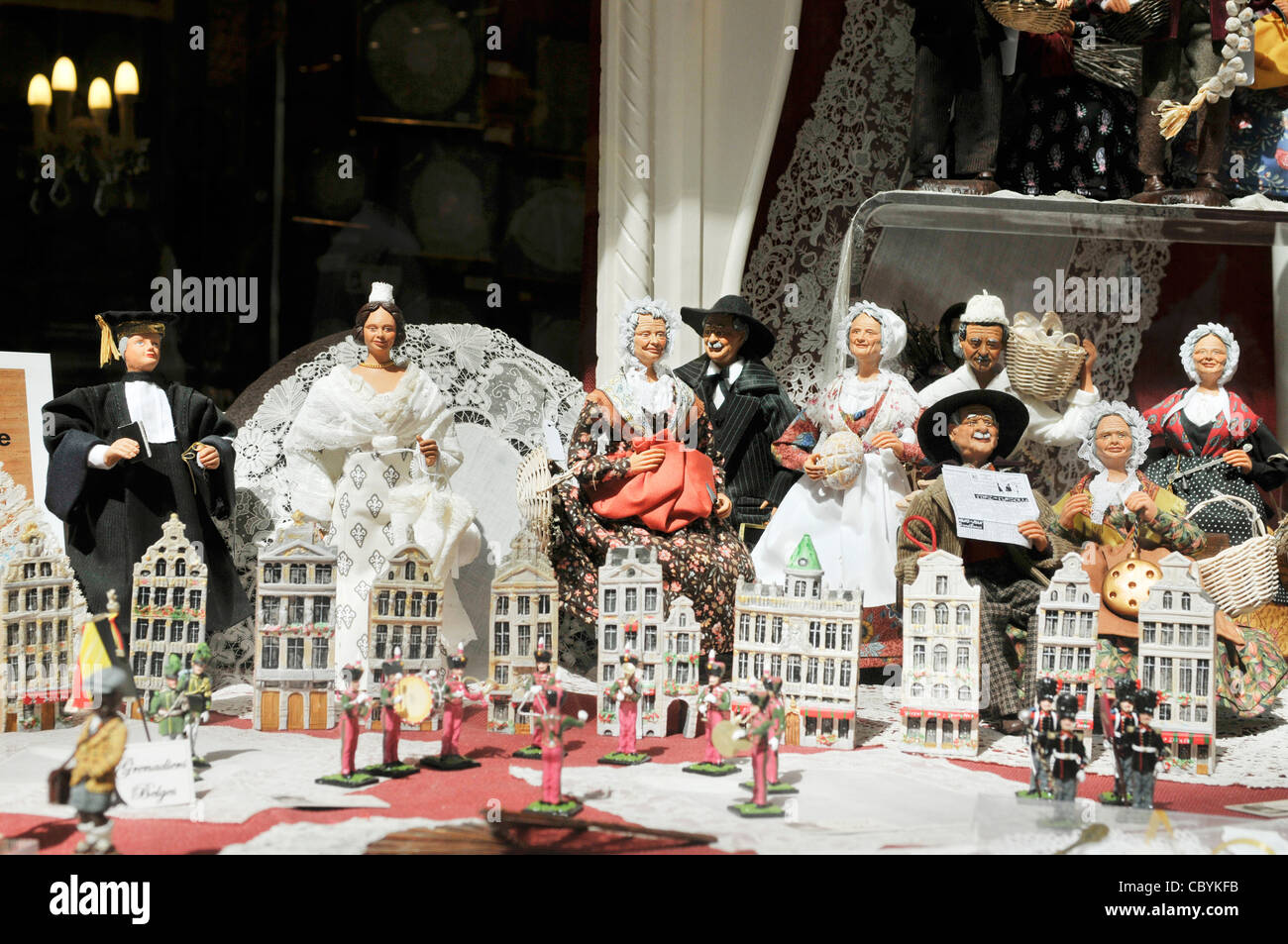 A window display in a shop in the Galeries Royales Saint-Hubert, a ...