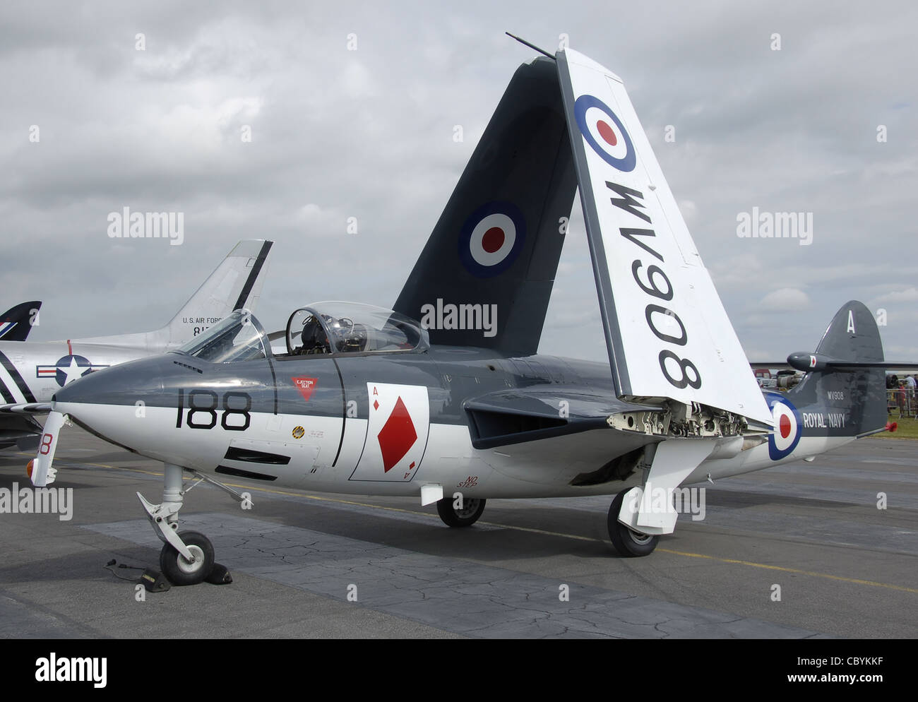 “Royal Navy Historic Flight” Hawker Sea Hawk FGA.6 (registration WV908 ...