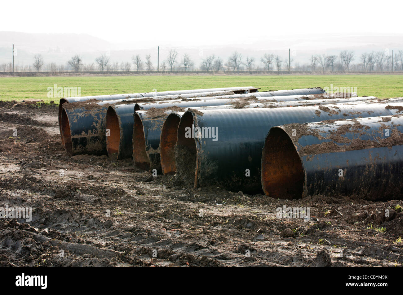 Scrap metal pipes hi-res stock photography and images - Alamy