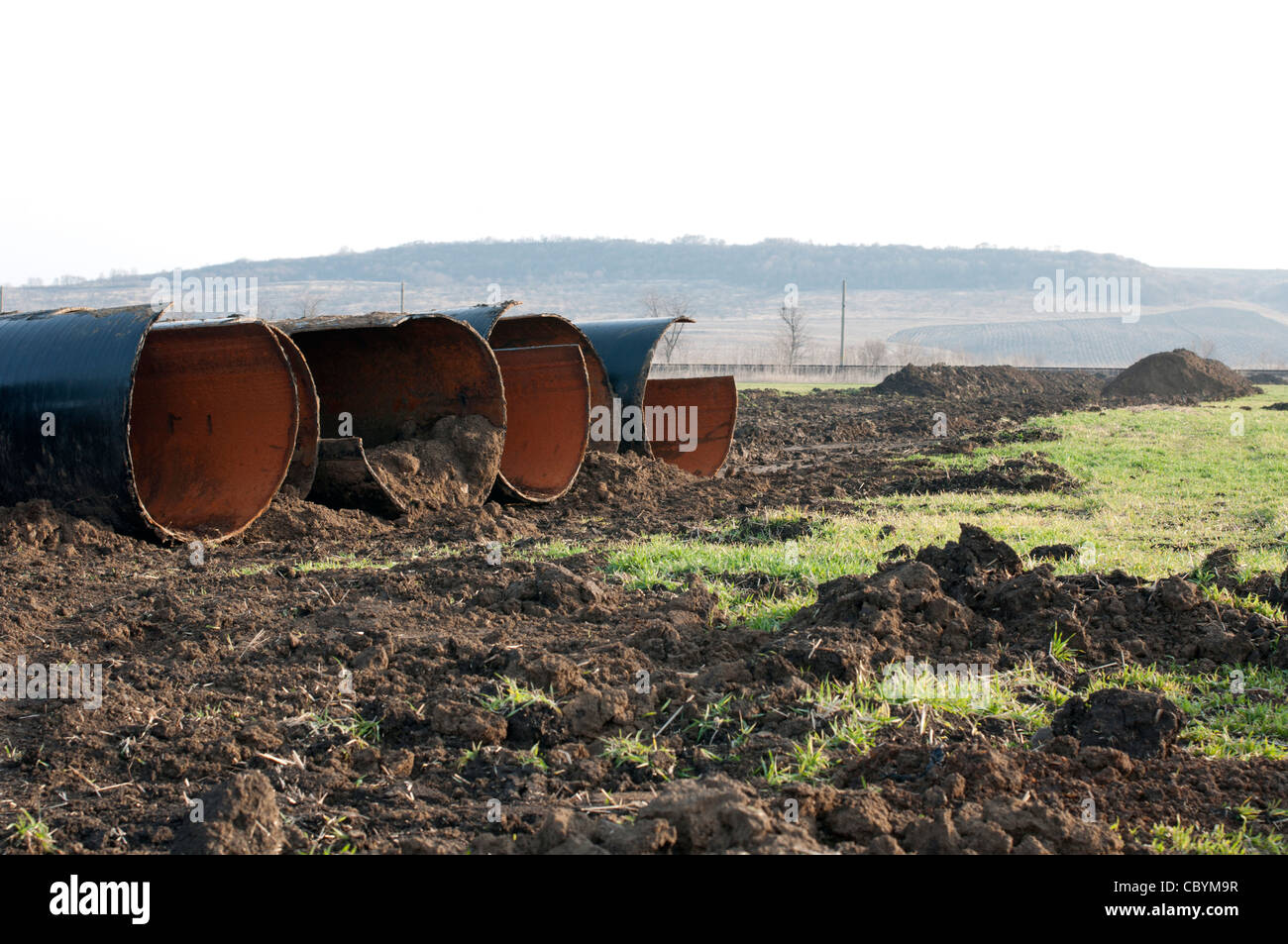 Scrap metal pipes hi-res stock photography and images - Alamy