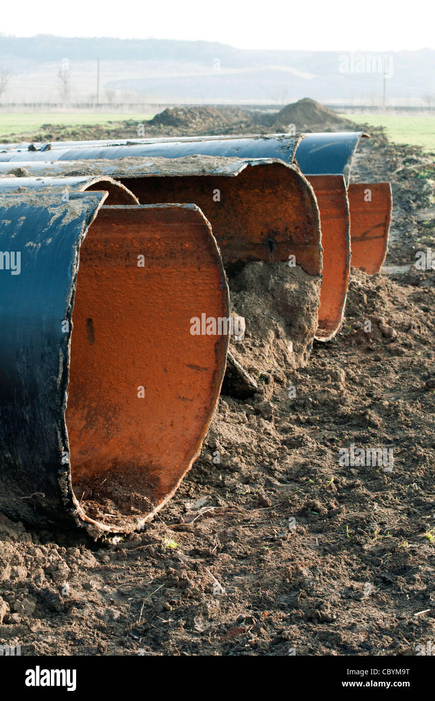 Scrap metal pipe hi-res stock photography and images - Alamy