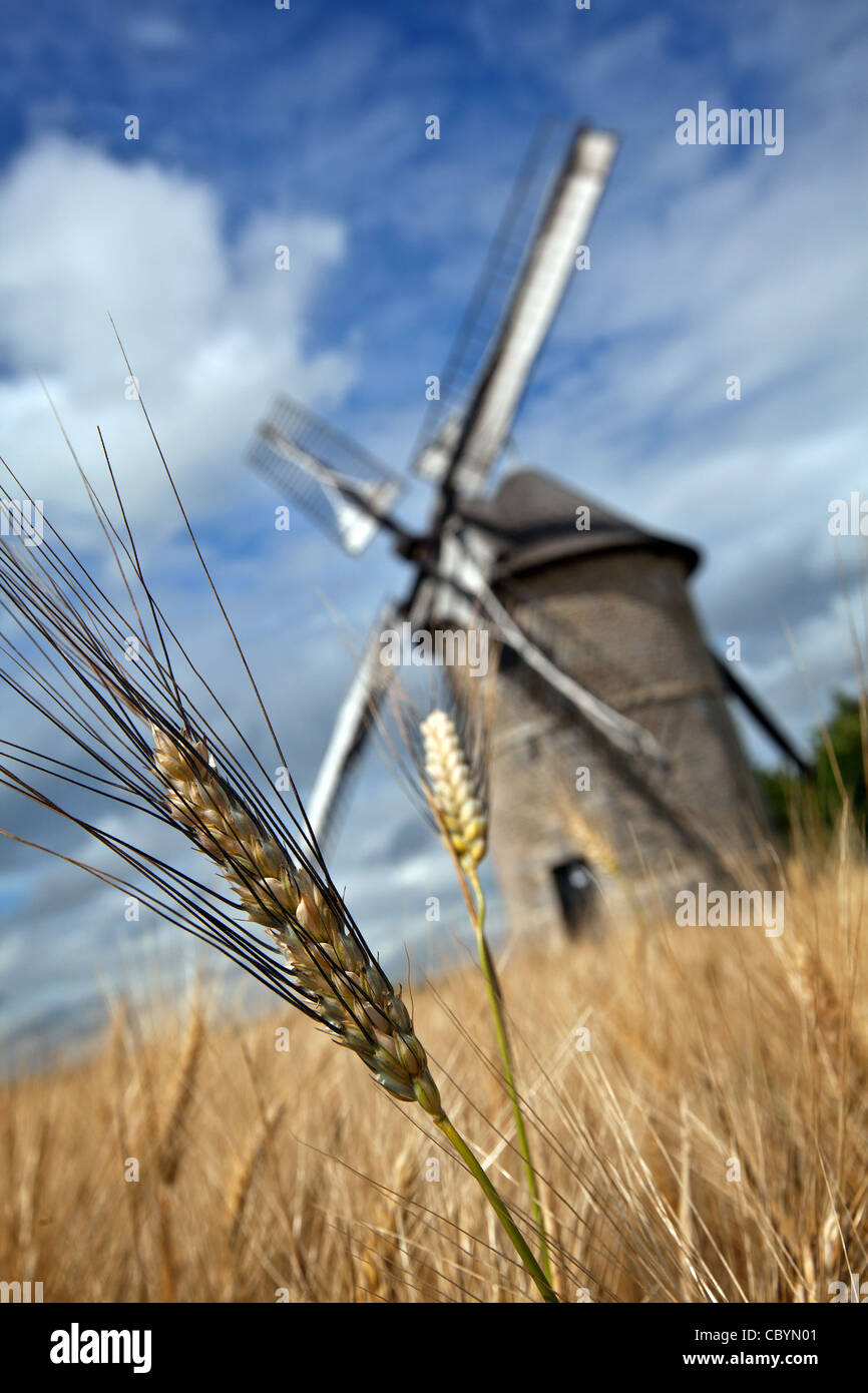 19th century stone windmill hi-res stock photography and images - Alamy
