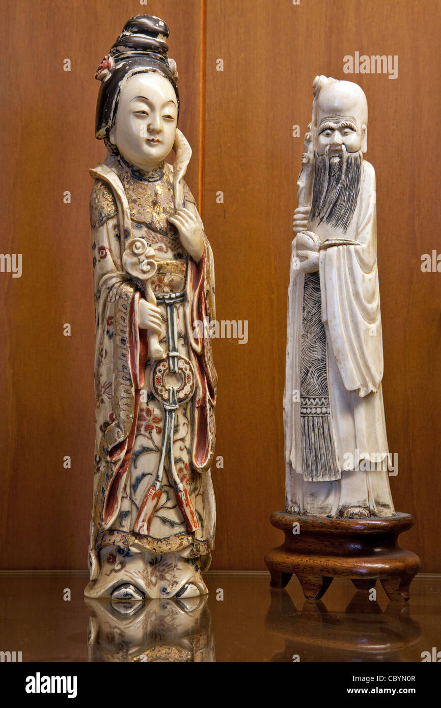 CHINESE STATUETTES IN THE HALL OF EASTERN ART, FINE ARTS AND NATURAL ...
