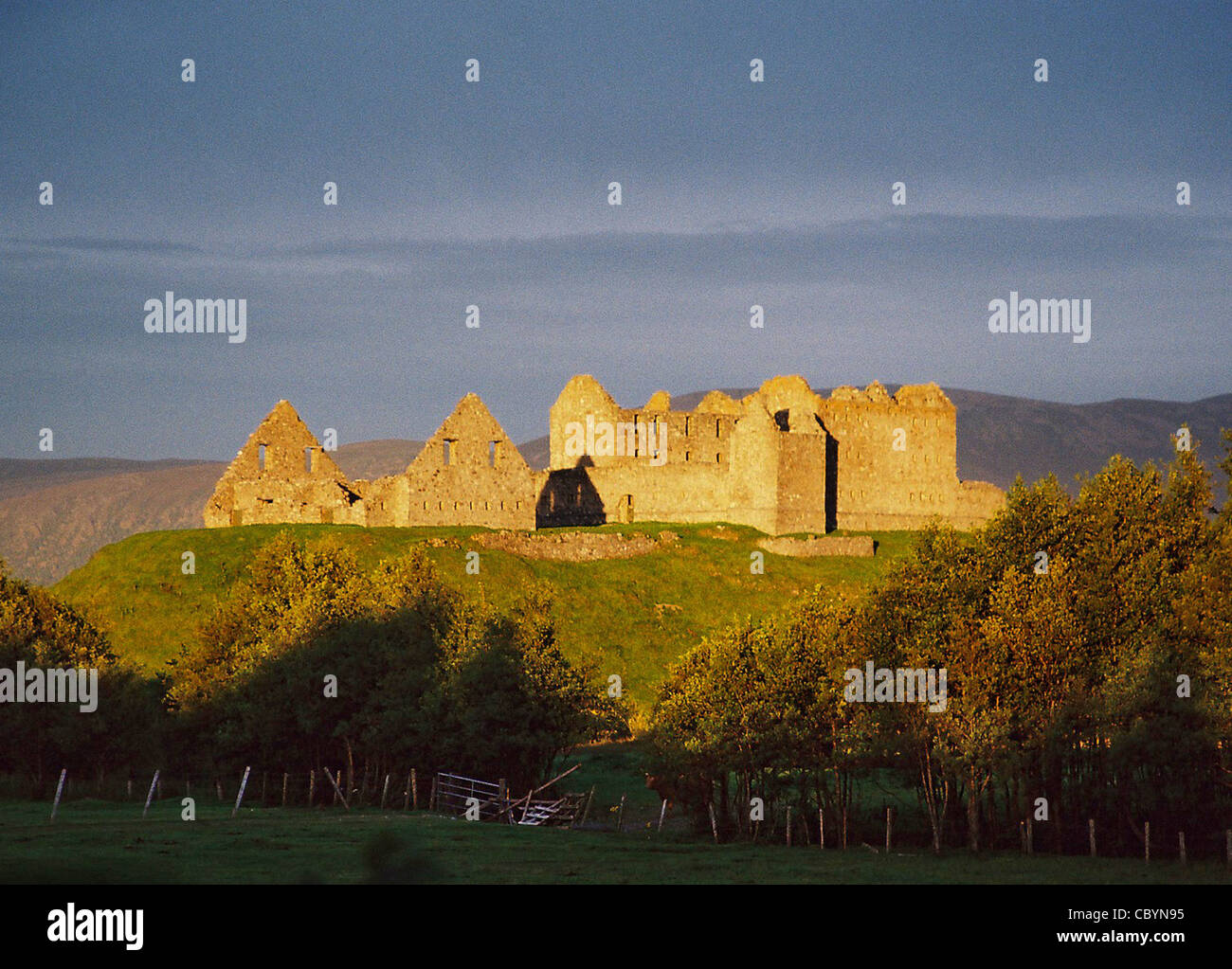 Ruthven Barracks near Kingussie in the highlands of Scotland Stock ...