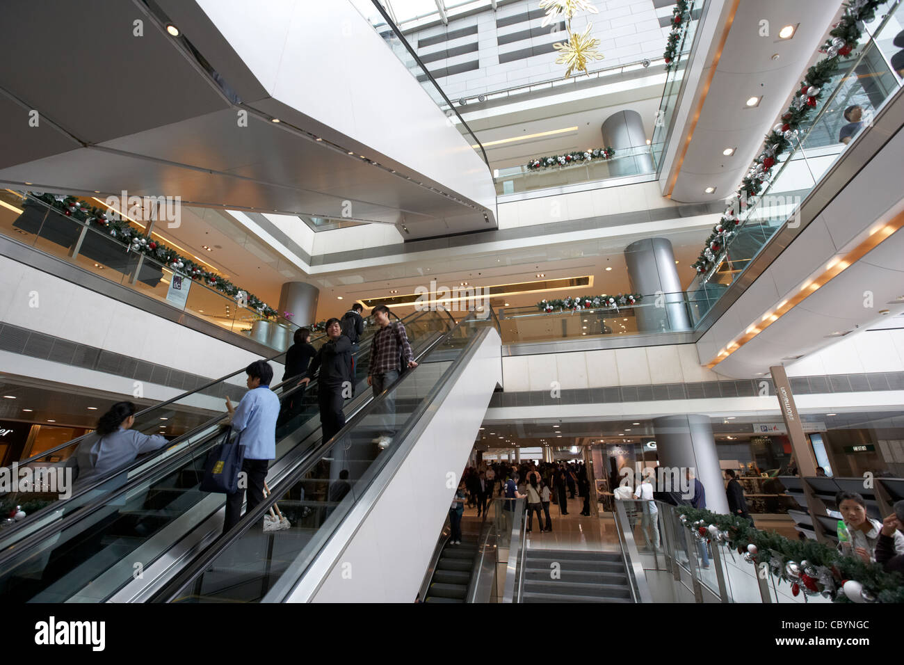 Shopping Mall Hong Kong Hong Kong Ifc Centre Shops High Resolution ...
