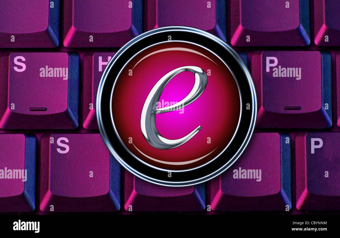 E-Commerce Computer Key Board Stock Photo - Alamy