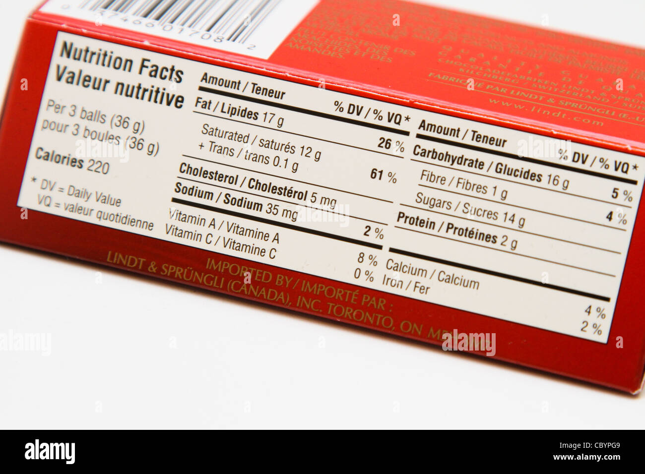 Lindt chocolate box hi-res stock photography and images - Alamy