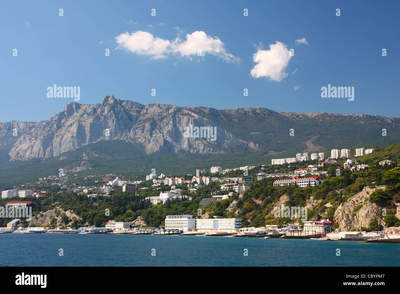 Crimea. Village Mishor, at the foot of Mount Ai-Petri Stock Photo - Alamy