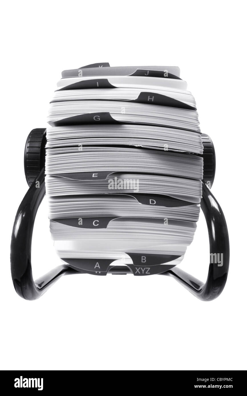 Rotary Card File High Resolution Stock Photography and Images - Alamy