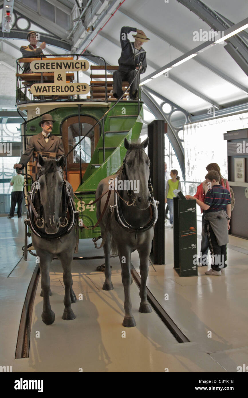 HORSE BUS, TRANSPORT MUSEUM OF LONDON (LT MUSEUM), COVENT GARDEN ...