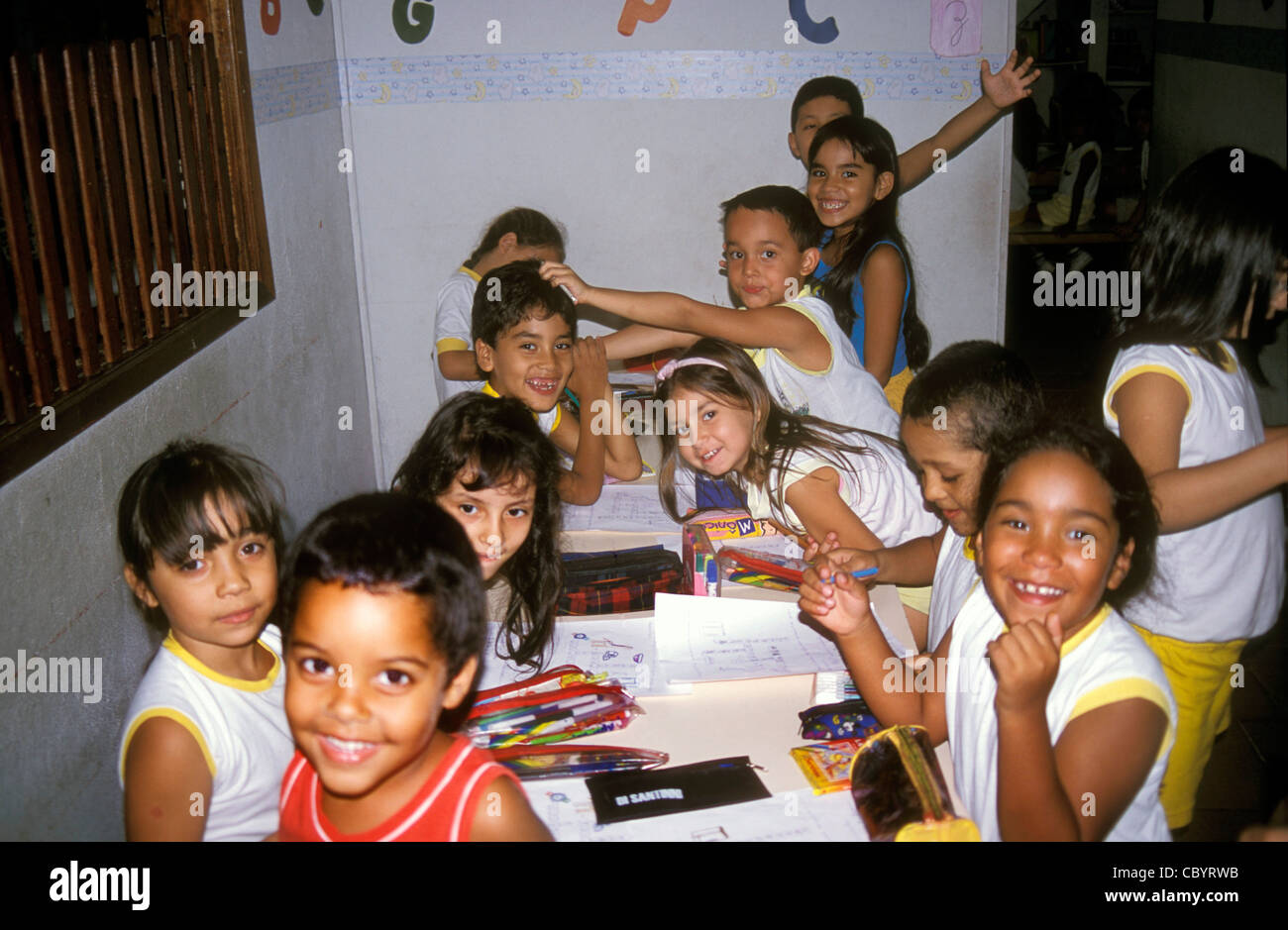 Brazil education favela hi-res stock photography and images - Alamy